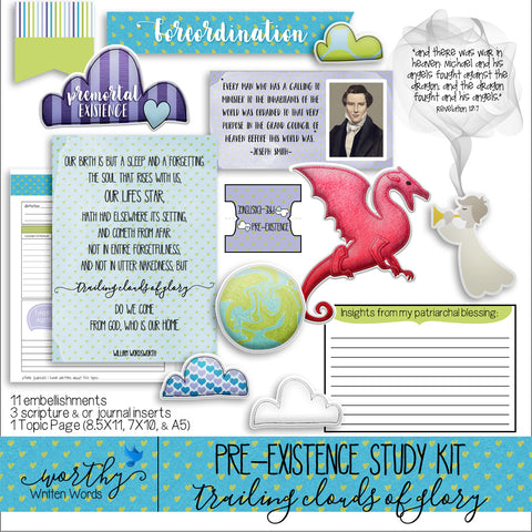 Topic Study Kits- Pre-Existence – Worthy Written Words