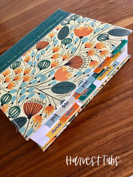 Scripture Book Title Tabs- Physical Set – Worthy Written Words