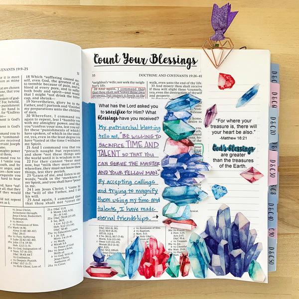 Count Your Blessings Page Kit – Worthy Written Words