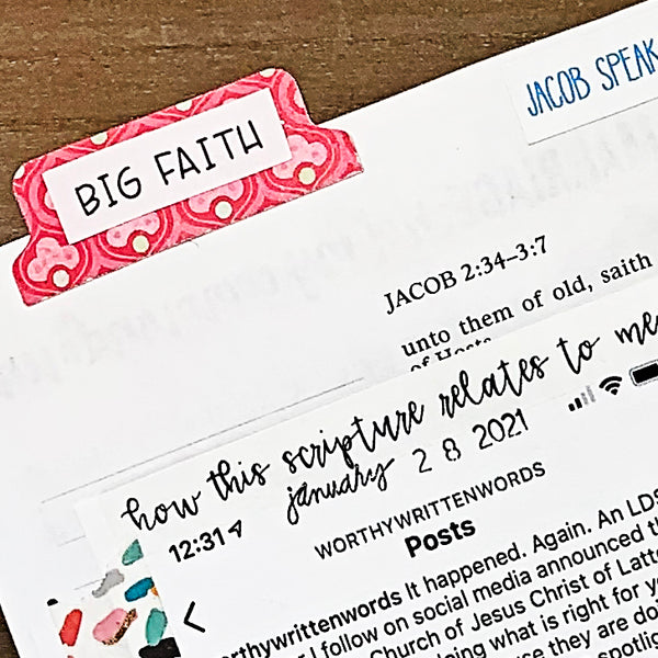 Tab Creator Kit – Worthy Written Words