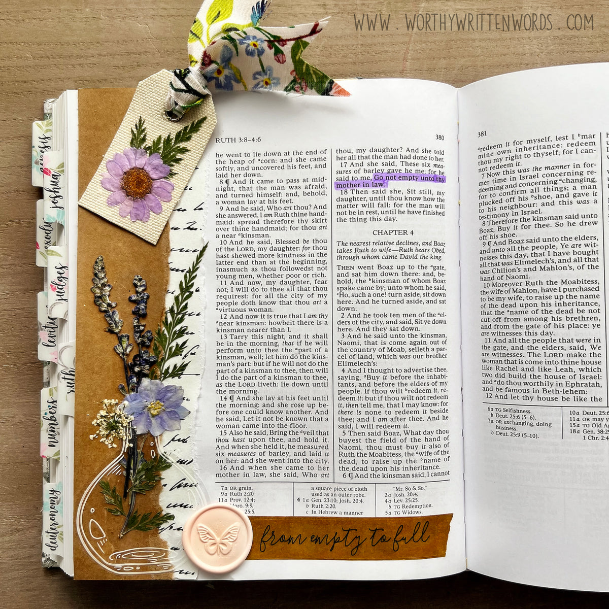 Empty to Full Page Kit – Worthy Written Words